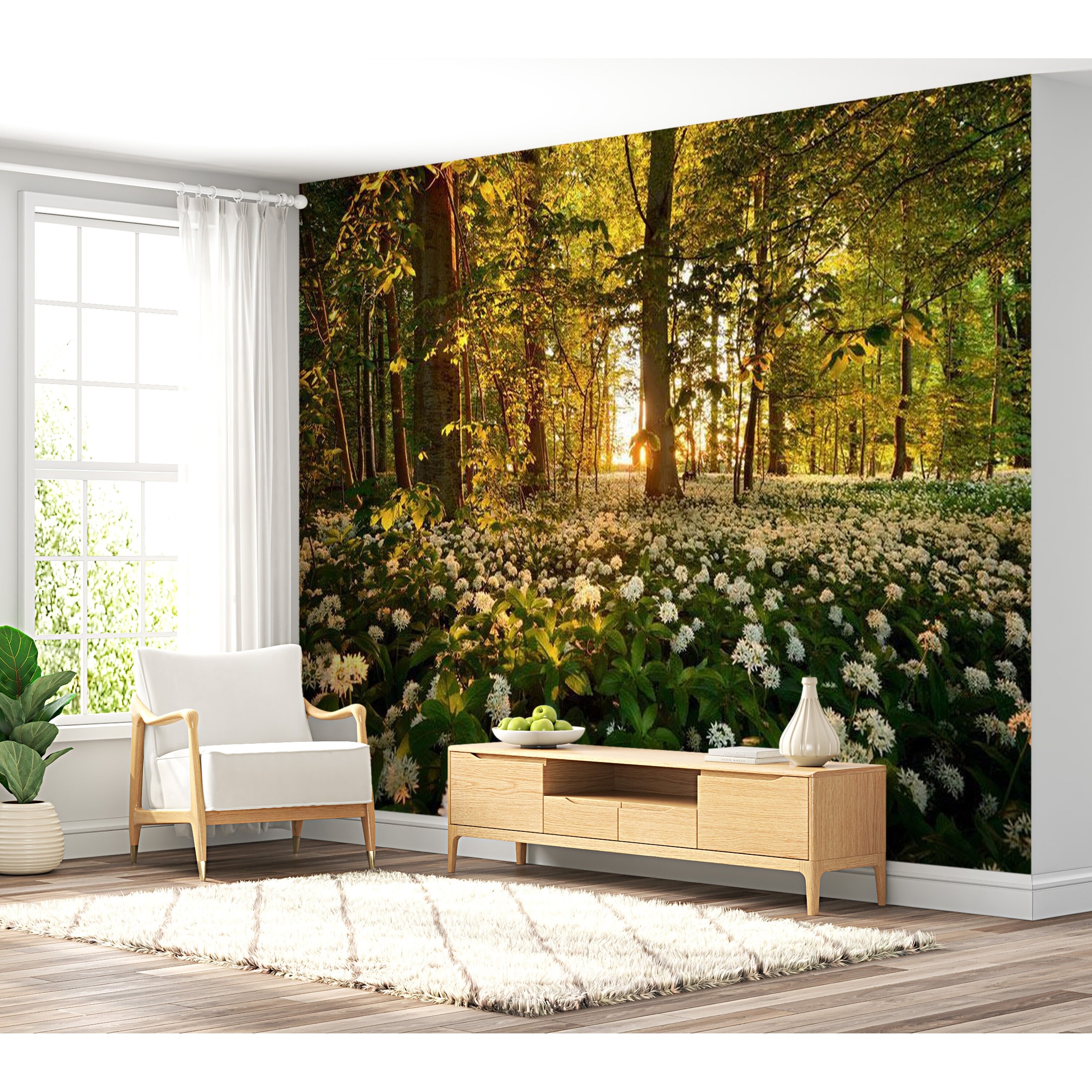 forest feature wall