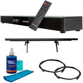 Deco Home Theater Surround Sound 31" Soundbar Wireless Bundle Kit - Bed ...