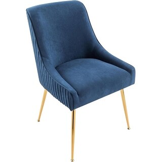 US Pride Furniture Luxury Velvet Chair with Elegant Scoop Back Design ...