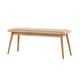 Norwegian Danish Modern Tapered Upholstered Dining Bench iNSPIRE Q ...