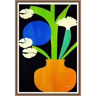 Berlin Blooms by Bo Anderson Framed Canvas Wall Art Print - Bed Bath & Beyond - 39463570