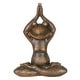 Exhart Meditating Bronze Yoga Frog Garden Statue, 17 Inch - Bed Bath ...