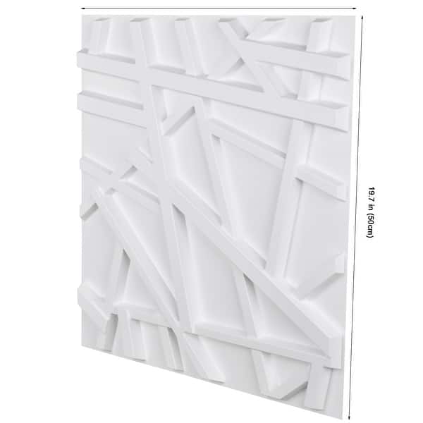 Art3d 3D Wall Panels PVC Crossing Lines Design (32 Sq.Ft) - Bed Bath ...