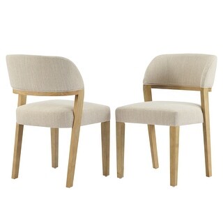 Christopher Knight Home - Caelum Rubberwood Upholstered Dining Chair ...