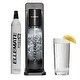 Ellemate Classic Carbonated Drink Maker, Seltzer Water with One-Push Fizz Technology White - Bed ...