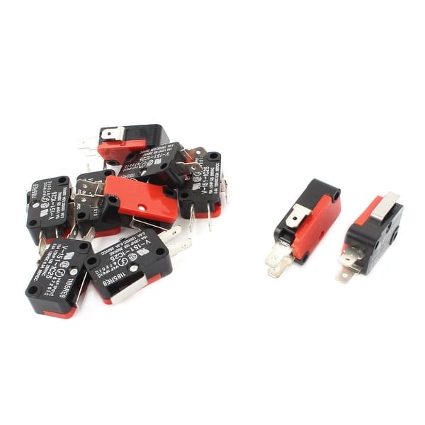 10 Pcs V-151-1C25 Momentary Micro Limit Switch Snap Action AC 125/250V - Bed Bath & Beyond ...