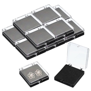 Clear Plastic Gift Box for Pin, Small Brooch Storage Boxes Jewelry Box ...