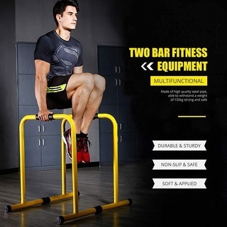 Dip Stands Dip Station Portable Fitness Equipment Outdoor Support Bars ...