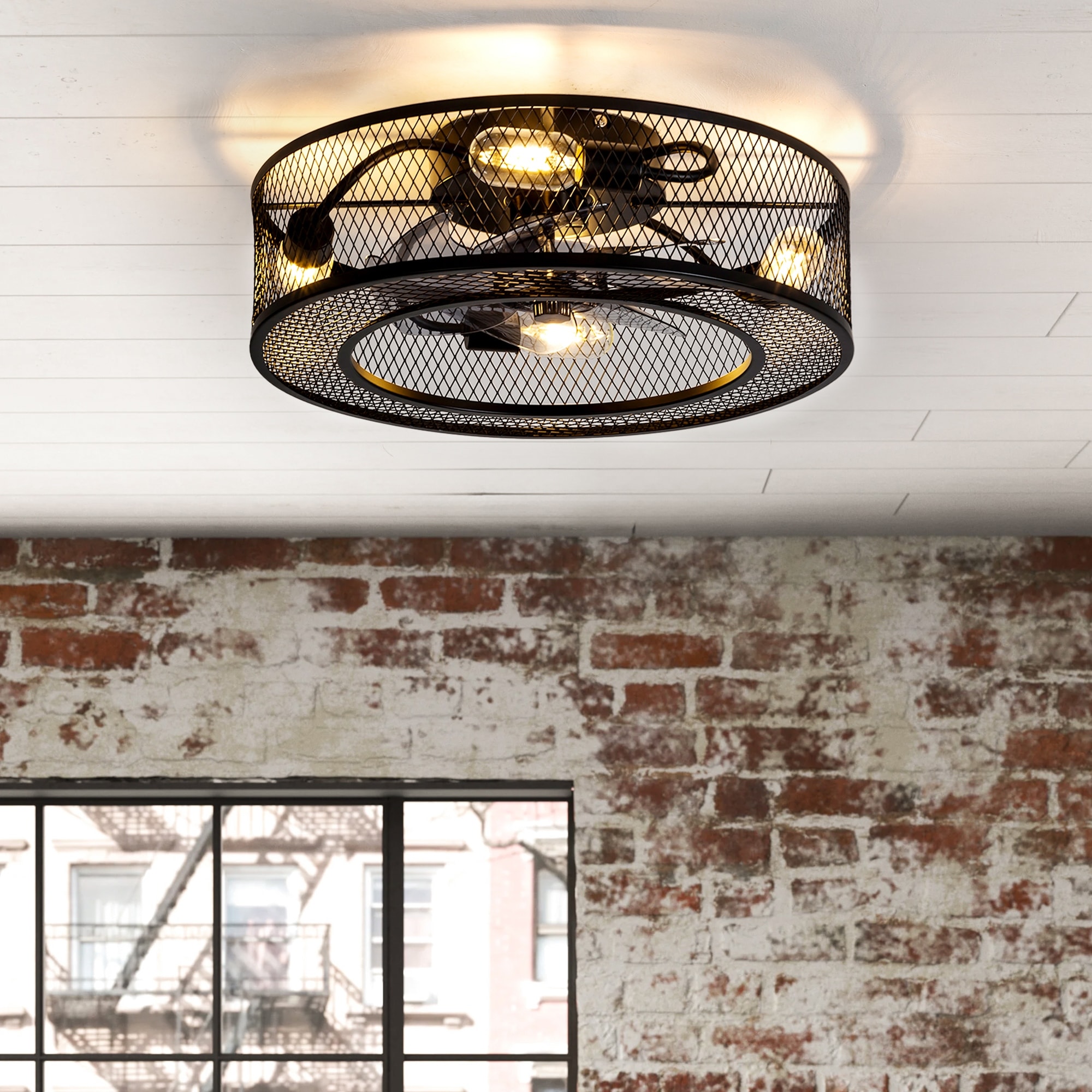 21-In LED Chandelier Ceiling Fan with Light Remote(3-blade) - Bed Bath ...