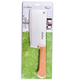 PREMIUS Premium Kitchen Cleaver Knife Wood Handle, 7 Inches - 7 Inches ...