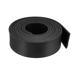 Solid Rectangle Rubber Seal Strip 50mm Wide 5mm Thick, 3 Meters Long ...
