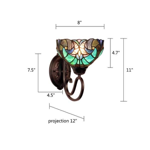 Tiffany Design, Victorian Style 1-Light Wall Sconse - Bed Bath & Beyond ...