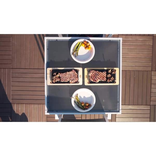 Yukon Glory SEAR N SERVE Set BBQ Cast Iron Grill Pan Set - N/A - Bed ...