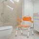 Mcombo Shower Chair with Cutout for Elderly, No Assembly Needed ...