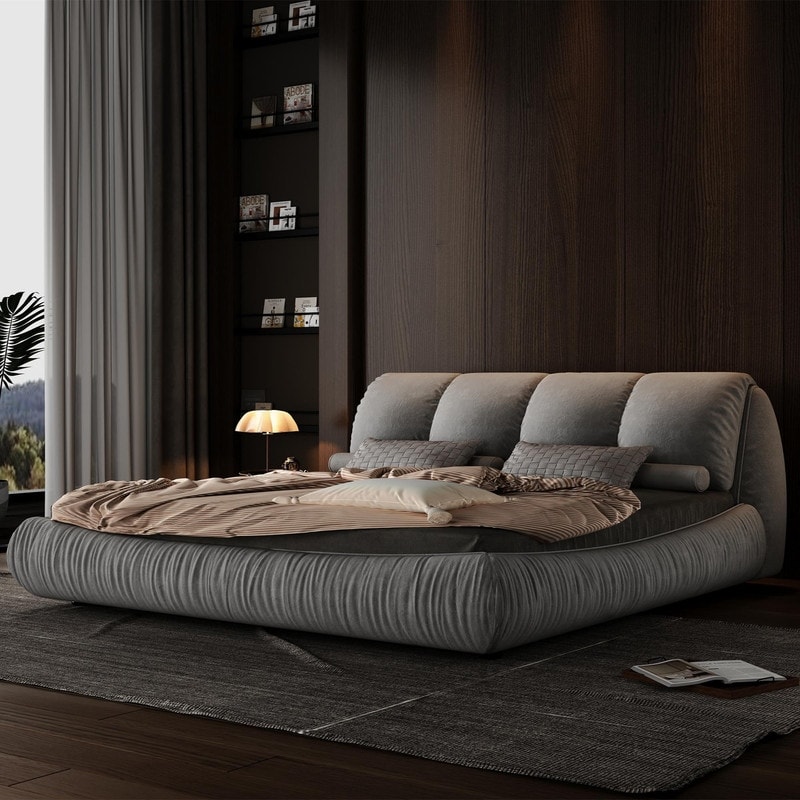 Low king platform bed store