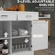 Farmhouse Kitchen Cart with Rubberwood Breakfast Bar - Bed Bath ...