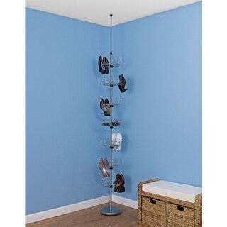 Floor-To-Ceiling Revolving Shoe Tree - Bed Bath & Beyond - 15051366