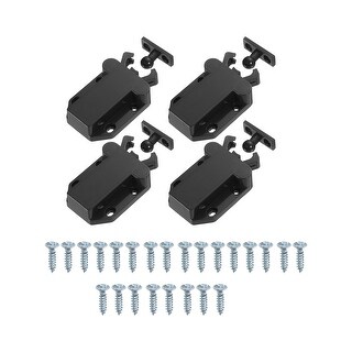 4 Pack Double Roller Cabinet Catches Door Latch for Drawer Closet - Bed ...