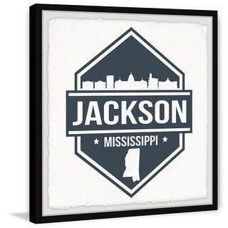 'Jackson MS' Framed Painting Print - Bed Bath & Beyond - 33983579