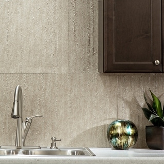 Fasade Rain Decorative Vinyl Backsplash 15 Sq Ft 15 Sq Ft Kit in ...