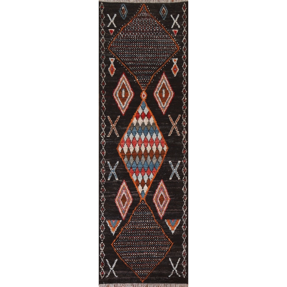 Runner, Tribal, Hand-Knotted Rugs - Bed Bath & Beyond
