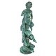 Design Toscano Child's Play Spitting Bronze Garden Statue, Medium - Bed ...