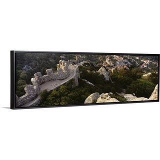 "High angle view of ruins of a castle, Castelo Dos Mouros, Sintra ...