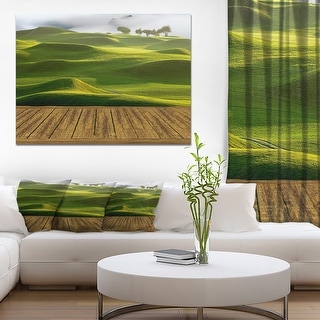Design Canvas Art Print "Golf Course with Wooden Path" Extra Large ...