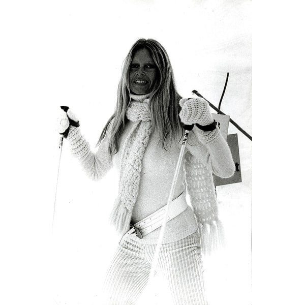 Brigitte Bardot skiing Photo Print - Bed Bath & Beyond - 25476639