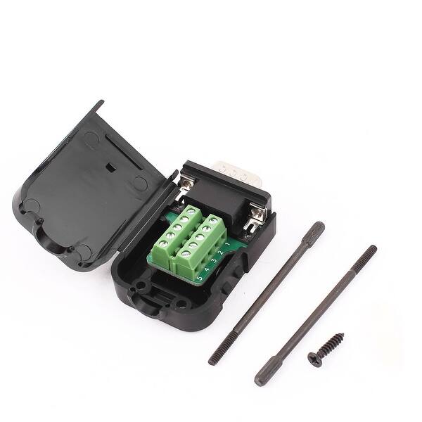 DB9 9-Pin VGA Male Socket D-SUB 2 Row Type Connector Adapter ...