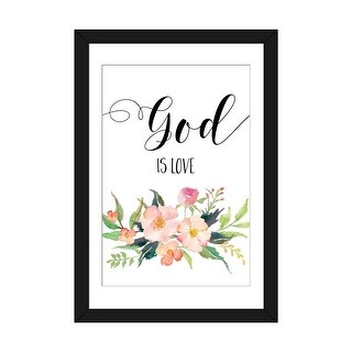 iCanvas "God Is Love" by Eden Printables - Bed Bath & Beyond - 37328917