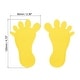 Feet Markers 2.36 x 4.72 Inch 9 Pair Foot Spot Markers Floor Markers ...