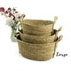 Rush Seagrass Twine Storage Bin Natural - Bed Bath & Beyond - 41243657