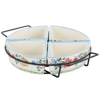 Stoneware 5 Piece Section Dish - Bed Bath & Beyond - 35358385