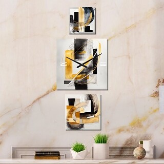 Designart "Glam Art Deco Abstract I" Abstract Print Large Modern Wall ...