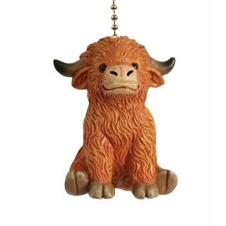 Highland Cow Ceiling Fan Pull or Light Pull Chain - Bed Bath & Beyond ...