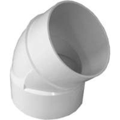 Genova 42740 Pvc Sewer & Drain 45 Degree Street Elbow - Bed Bath ...