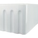 Transolid KF-FUSF24199 Logan 23-1/2" Farmhouse Single Basin Fireclay ...