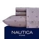 Nautica Printed Soft & Cozy Deep Pocket Sheet Set - Bed Bath & Beyond ...