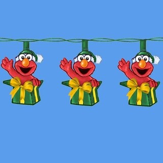 Indoor Elmo In Present Christmas String Light Set - N/A - Bed Bath ...