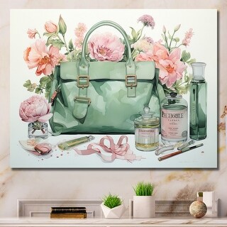 Designart "Designer Bag Subtle Luxuries I" Fashion Accessories Wall Art ...