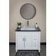 Eden Bath Rectangular Infinity Pool Sink - White Carrara Marble - Bed ...