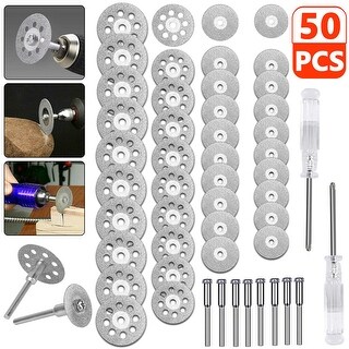 50 Pcs Diamond Cutting Wheel for Dremel Rotary Tool - Bed Bath & Beyond ...