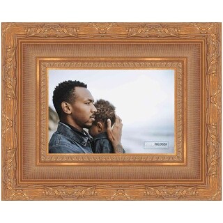 14x17 Ornate Gold Complete Wood Picture Frame with UV Acrylic, Foam ...