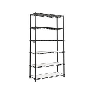 7-Tier Storage Shelves, Metal Shelves, Kitchen Shelving Unit with ...