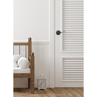 Design House 778878 Springdale Dummy Door Lever Matte Black - Bed Bath ...