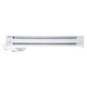 49 in. Plug-in Portable Electric Baseboard Heater, White,120V w/6ft ...