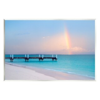 Stupell Calm View Beach Rainbow Wall Plaque Art by Mindy Sommers - Bed ...