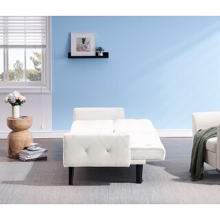 72" Sofa Bed Velvet Padded Seat Convertible Futon Sofa Adjustable ...