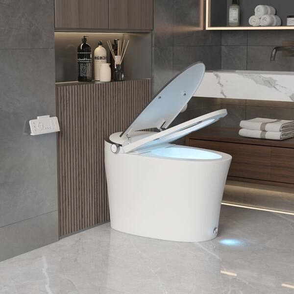 DeerValley Smart Bidet Toilet Modern Elongated Smart Toilet with Foot ...